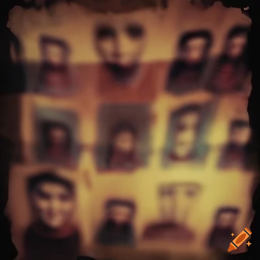 Abstract collage capturing the essence of unreliable memory on Craiyon