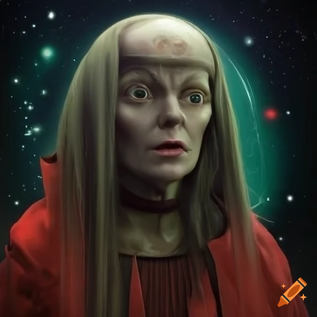 Communist alien space witch on Craiyon