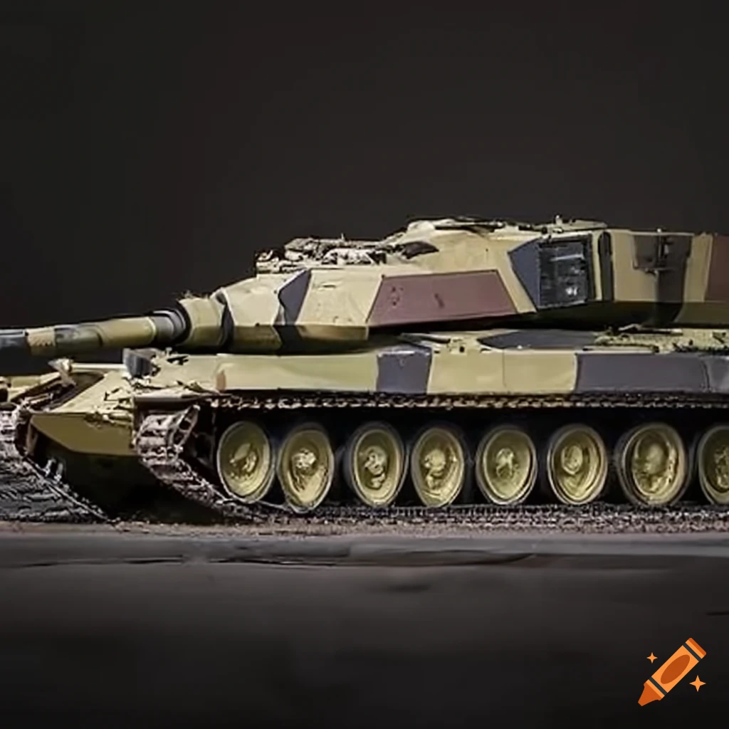 Leopard 2 tank on Craiyon