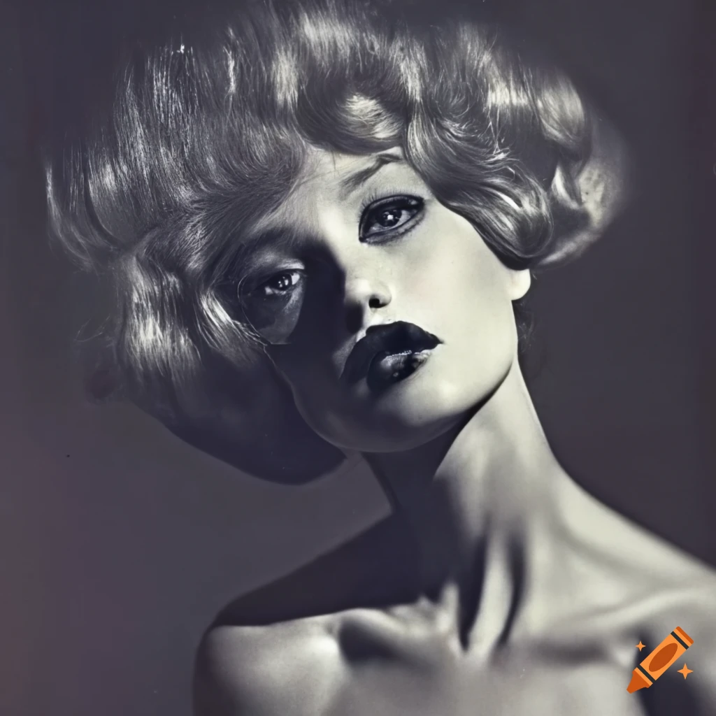 Vintage psychedelic surreal fashion magazine covers from 1960s-1980s on Craiyon