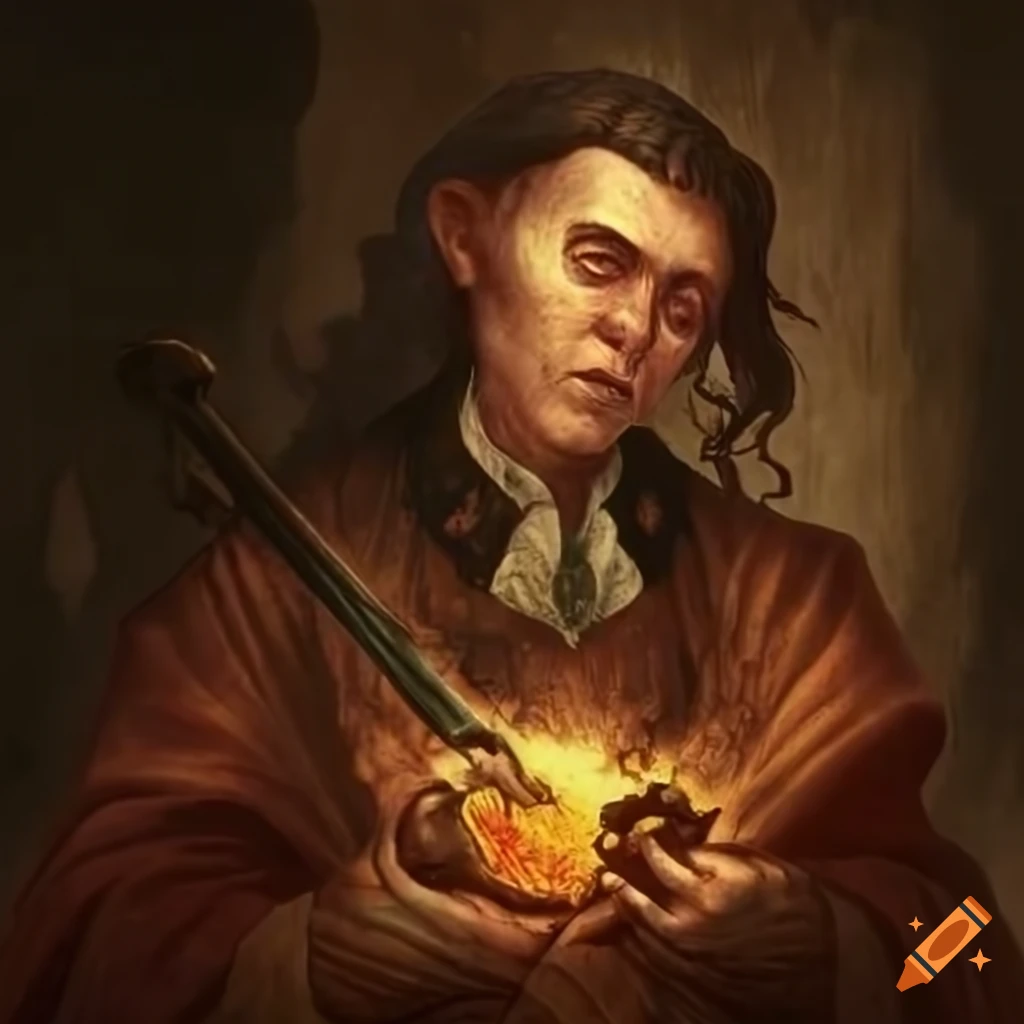 Fantasy novel cover depicting johnathan harker and abaddon house on Craiyon