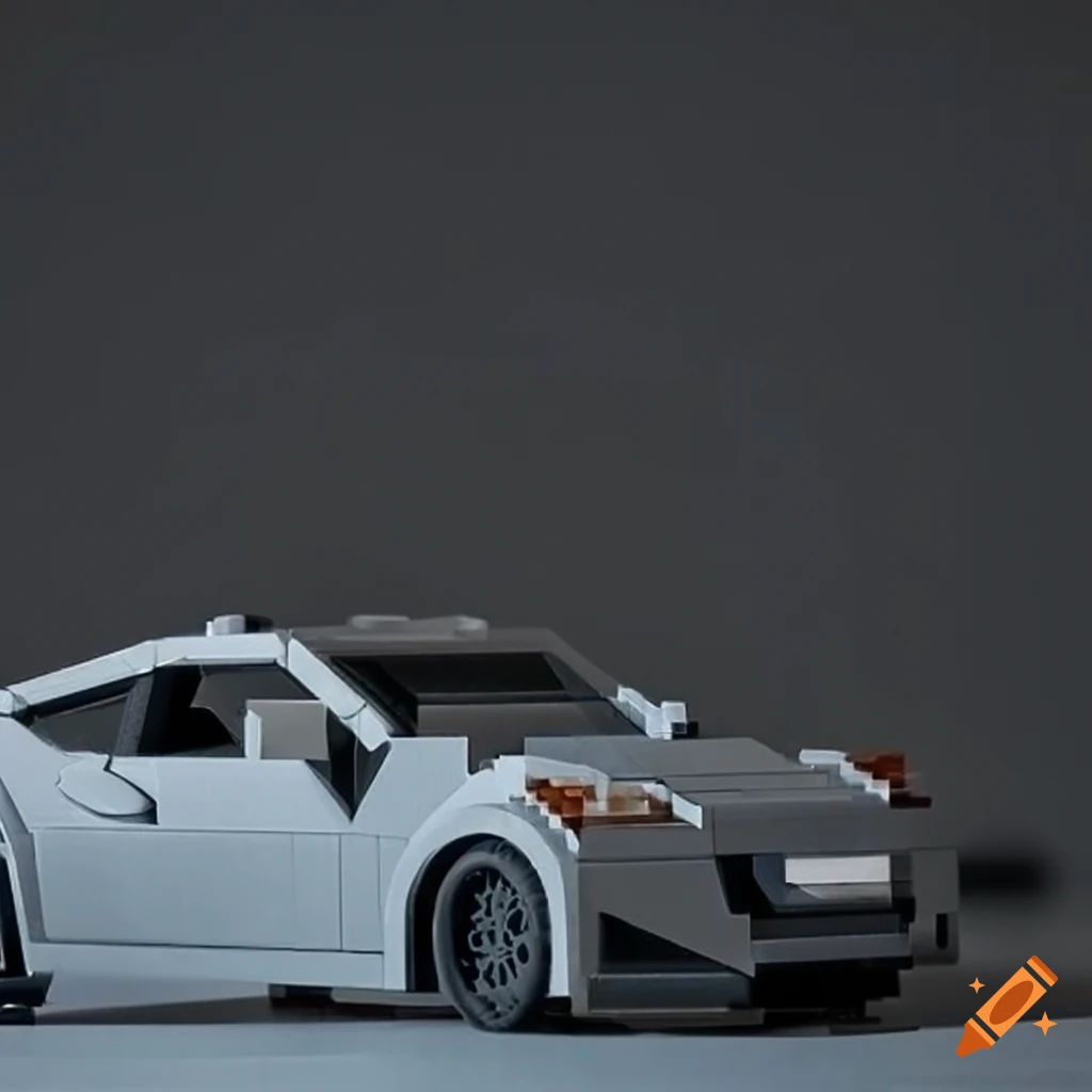 Lego Grey bk1 genesis coupe with box on Craiyon