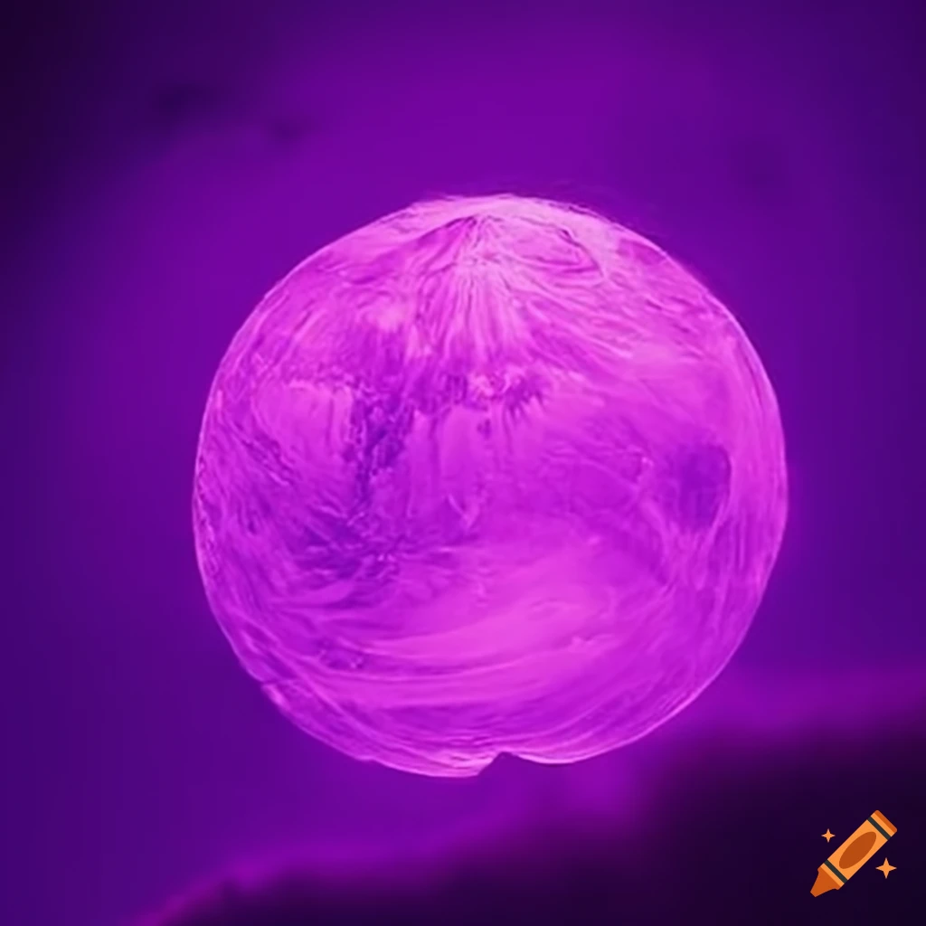 Purple sun on Craiyon