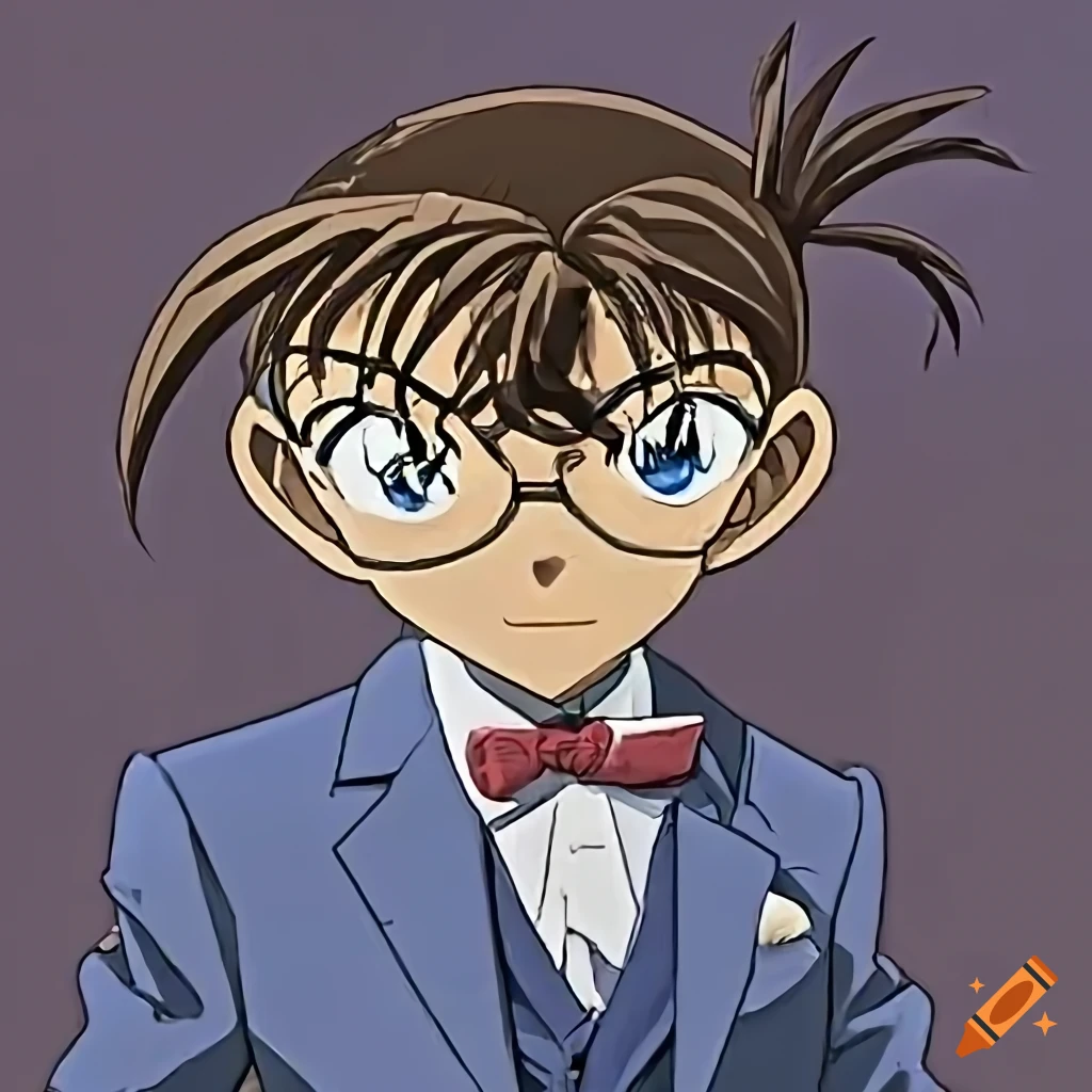 Conan detective character on Craiyon