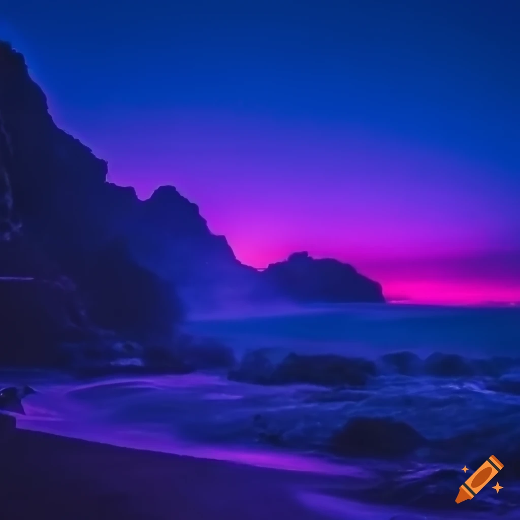 Vaporwave aesthetic with unique lighting in raw photography on Craiyon