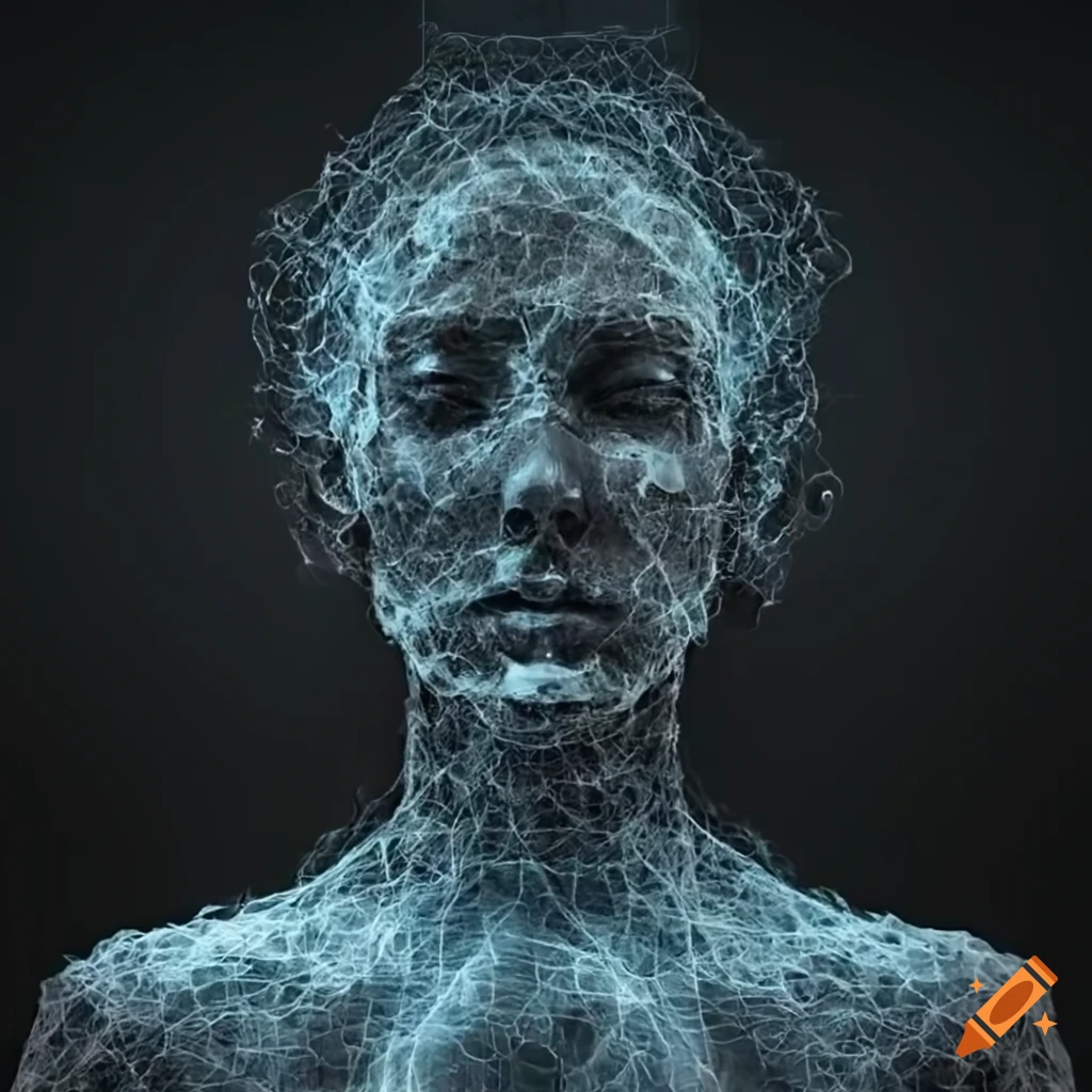 Progressive representation of a human being through time in three ...