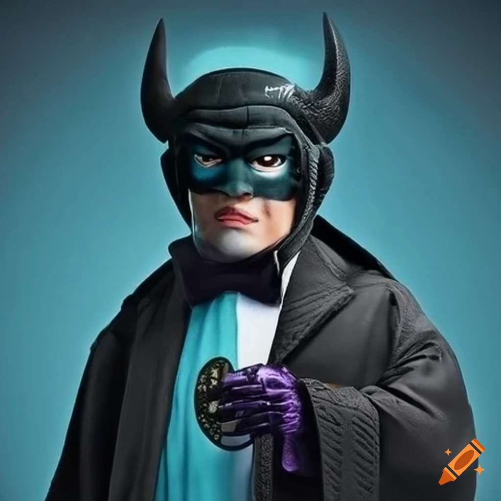 Penguin dressed as Batman villain in New Balance 550 sneaker costume on ...