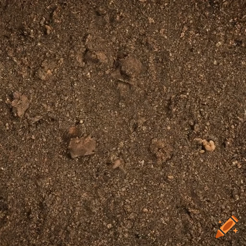 High-quality dirt texture with sand and small rocks on Craiyon