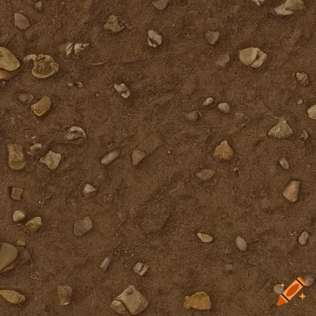 High-quality game texture of dirt with even lighting, sand, and small ...