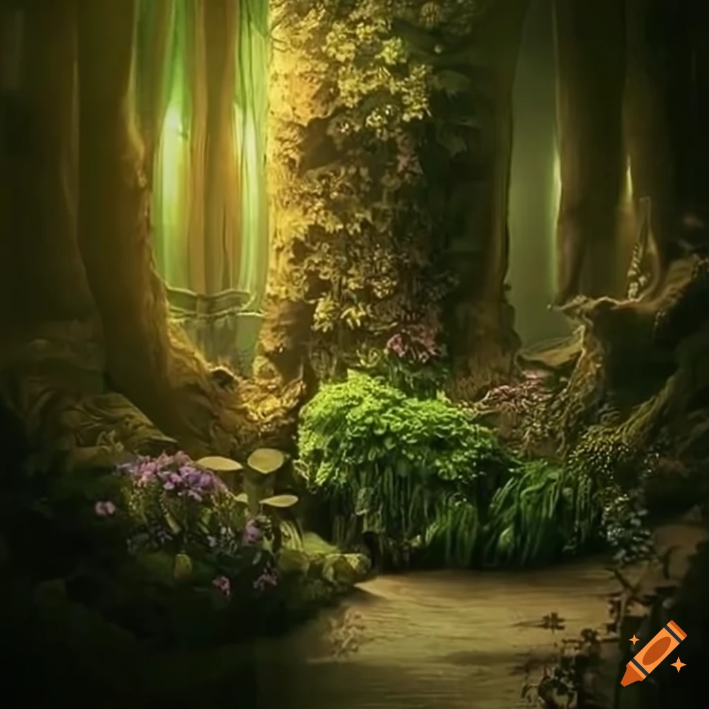 Secret garden on Craiyon