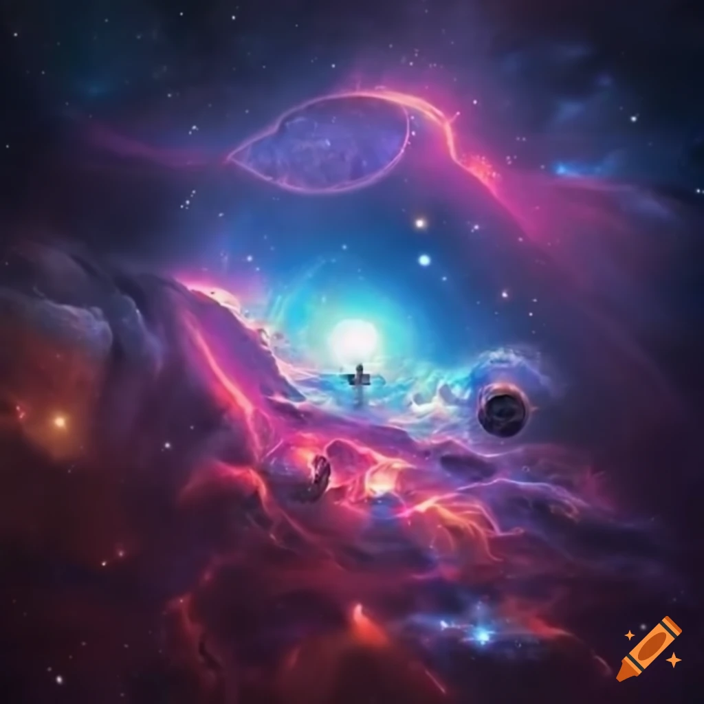 Inter-universal dimension nature: chaotic region of space-time with ...