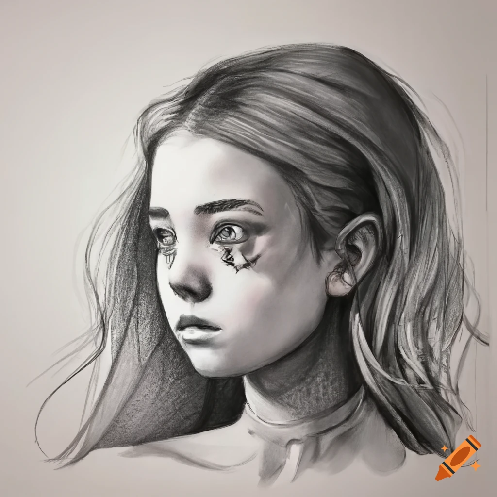 Abstract art drawing on Craiyon