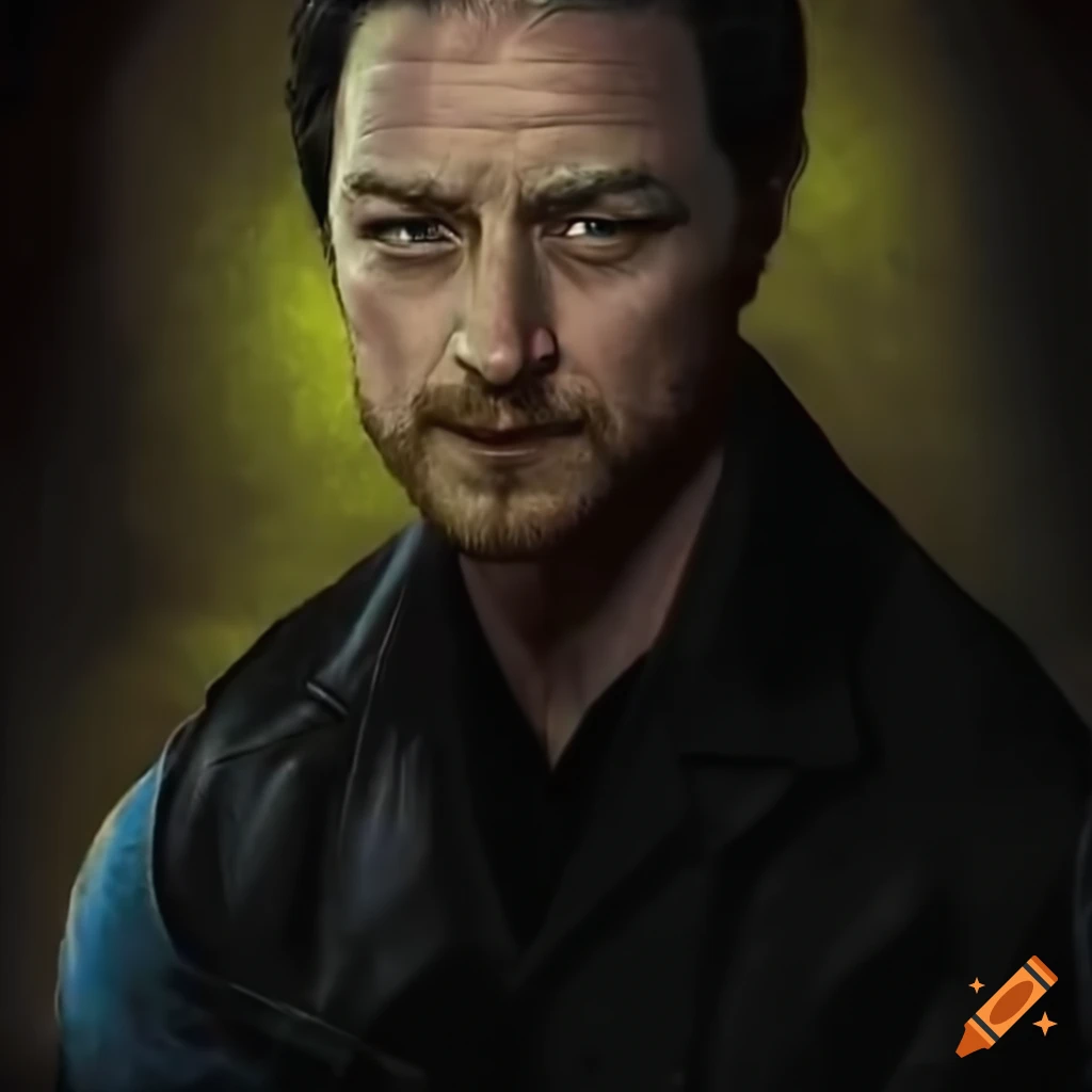 Young man in outlaw biker style outfit sitting relaxed on Craiyon