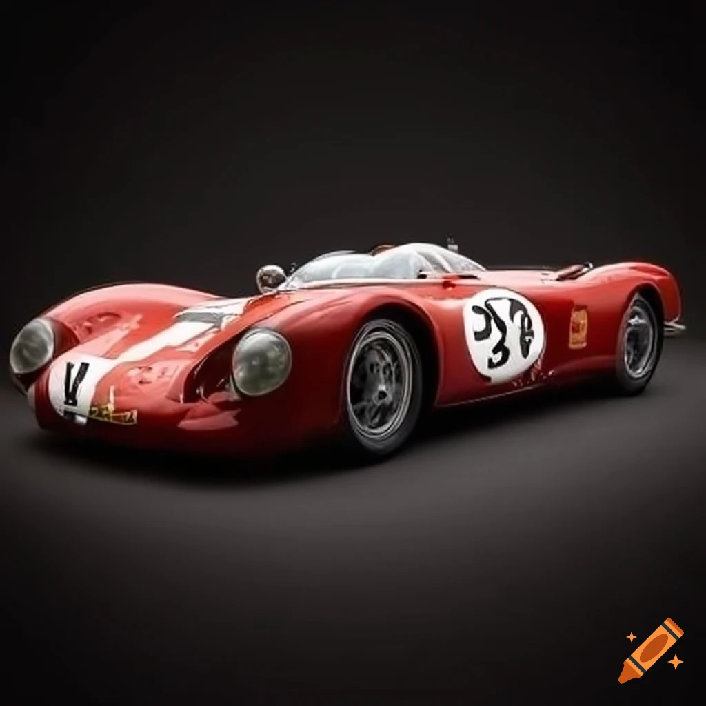 Classic le mans racecar showcasing elegant body lines and historical ...