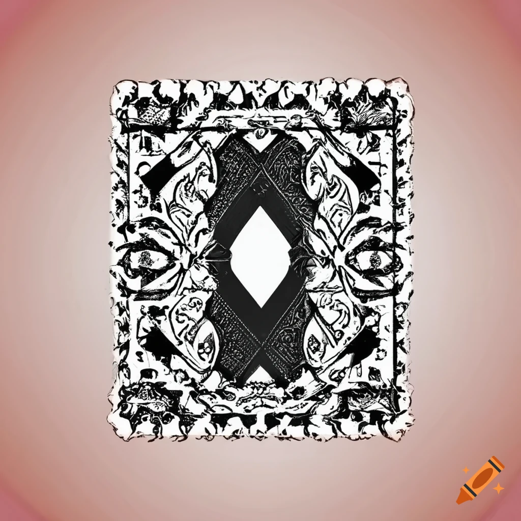 Filipino tribal geometric patterns on rectangle postal stamp design on ...