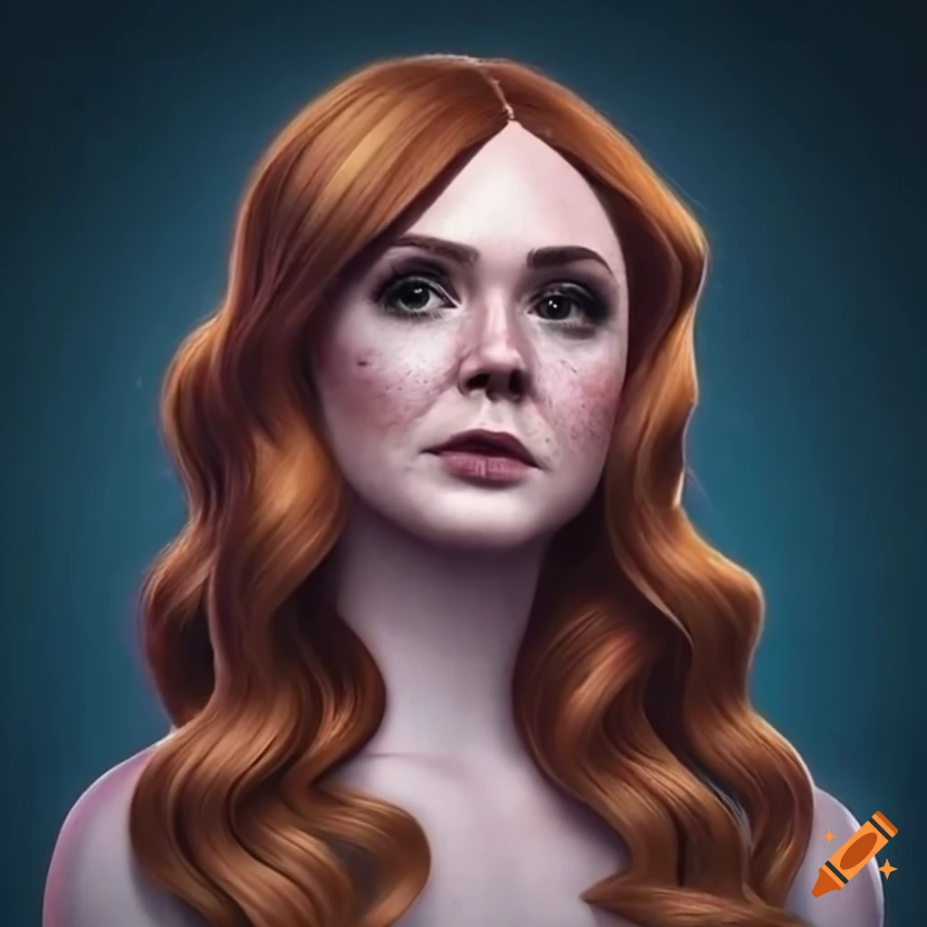 Exceedingly beautiful woman combined from multiple celebrities on Craiyon