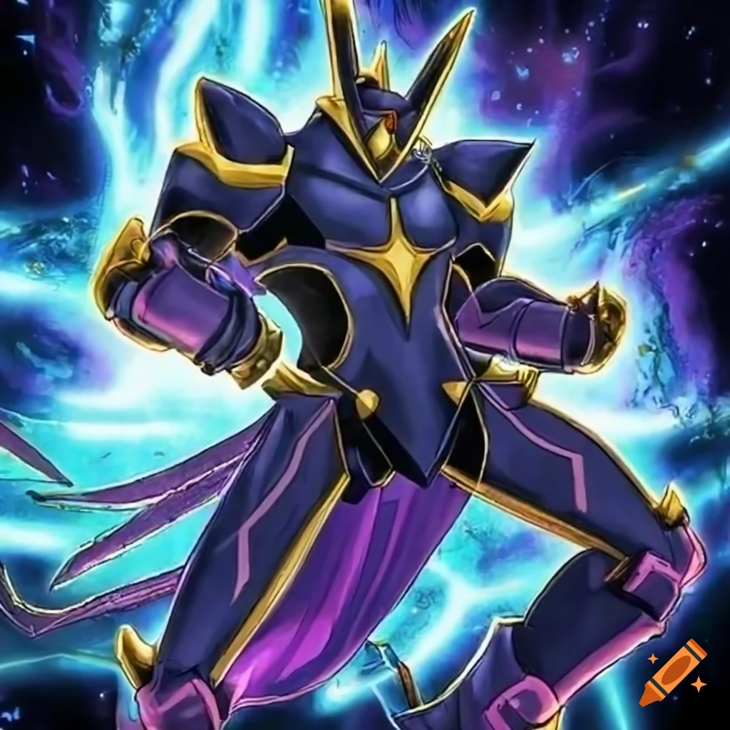 Yu-Gi-Oh card art featuring a dynamic heavy storm on Craiyon