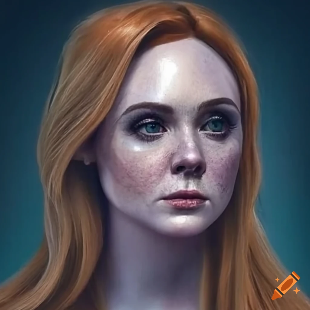 Exceedingly beautiful woman combined from multiple celebrities on Craiyon