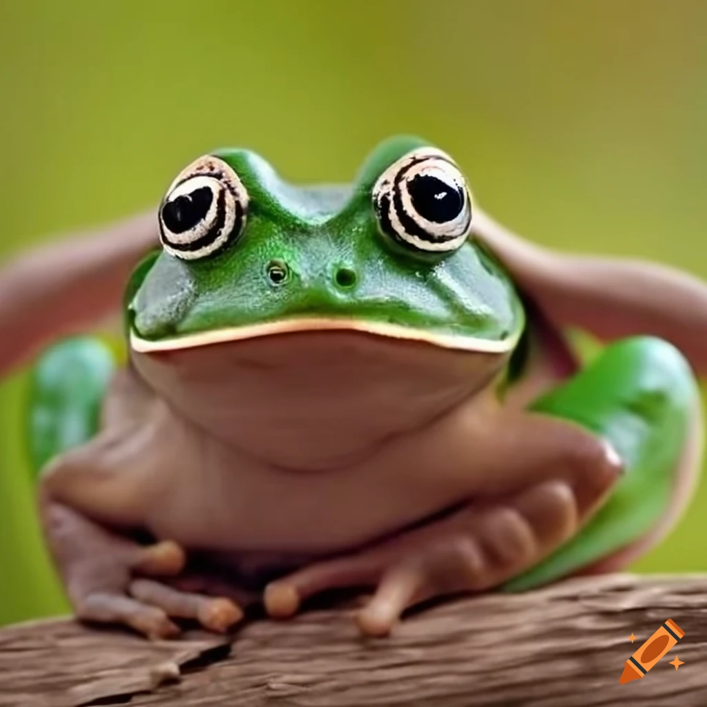 Elephant and frog on Craiyon