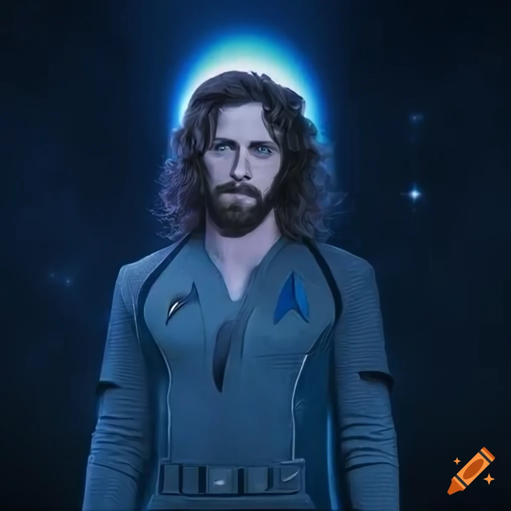 Cosmic Jesus Christ as Starfleet Captain in a struggle against Satan in ...