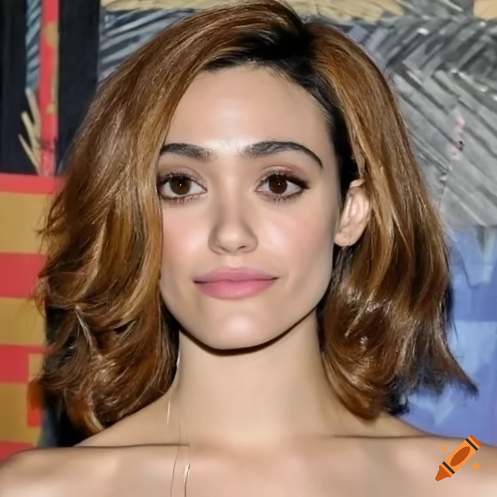 Portrait of a beautiful young woman with soft features on Craiyon