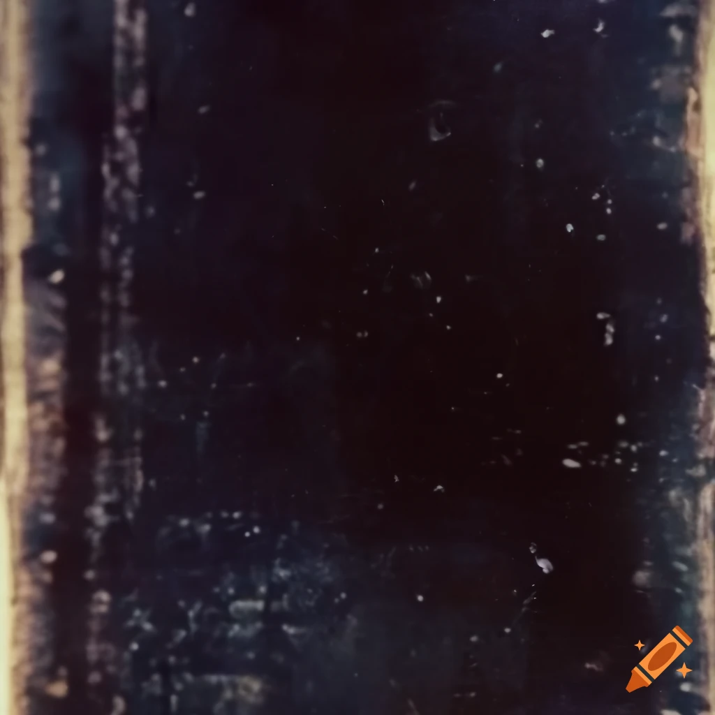 Vintage black and tattered book cover with a worn texture on Craiyon