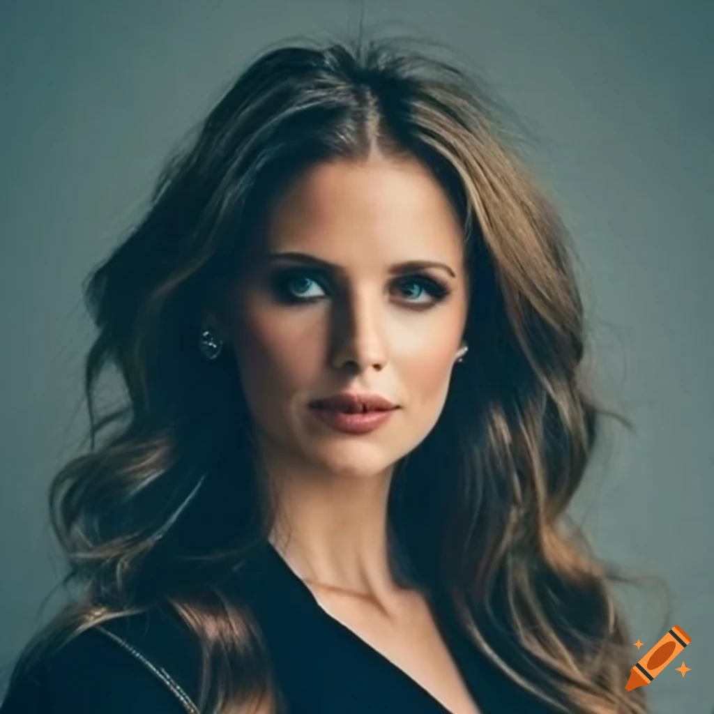 Fusion of iconic actresses in captivating portrait on Craiyon