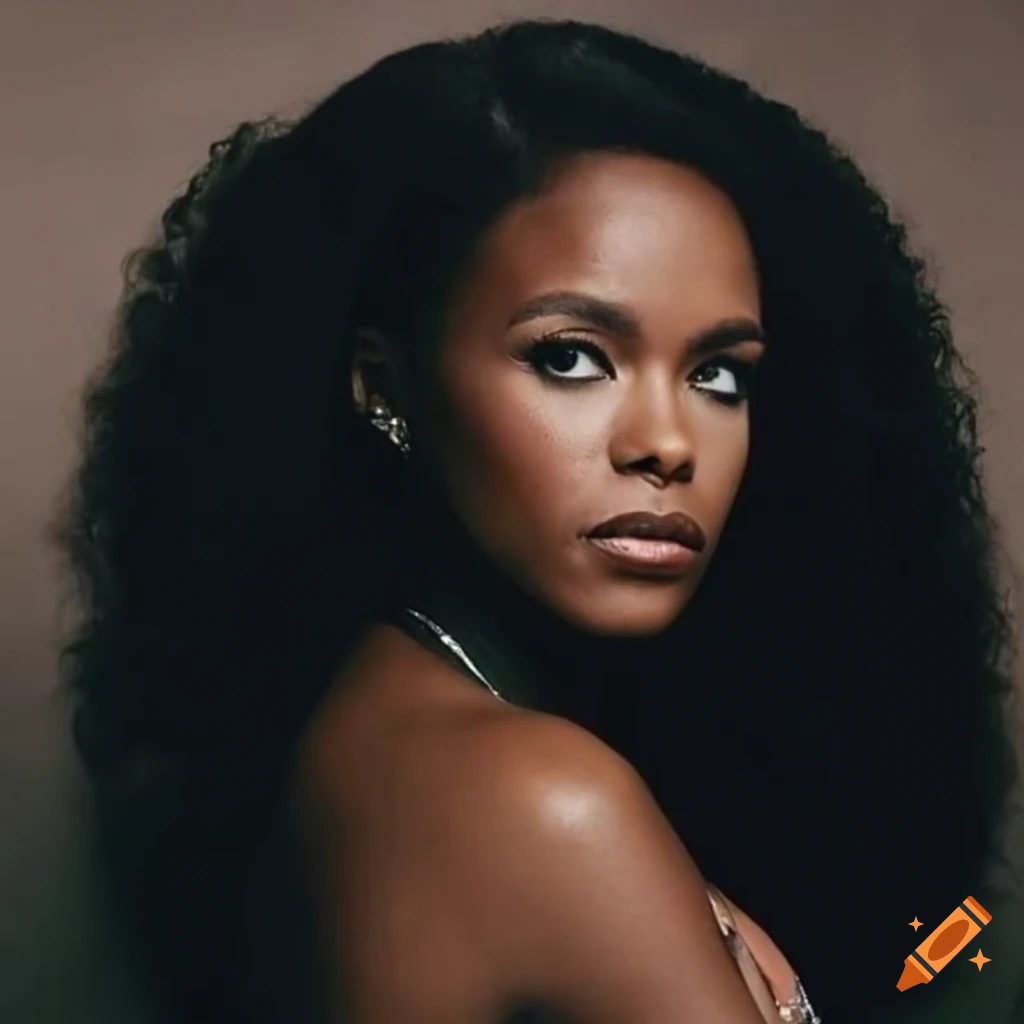 Portrait of a beautiful young woman merging features of christina ...