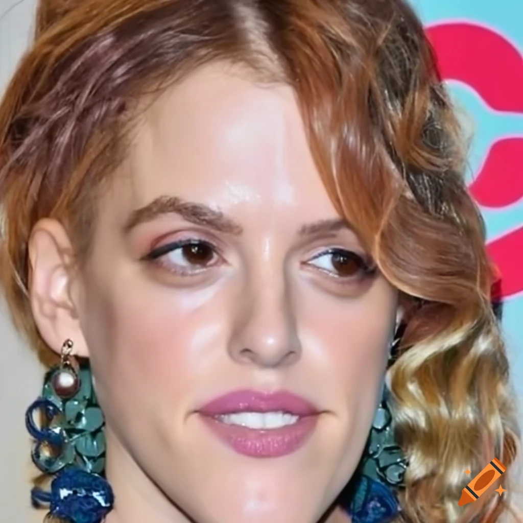 Portrait of a beautiful young woman with soft features on Craiyon