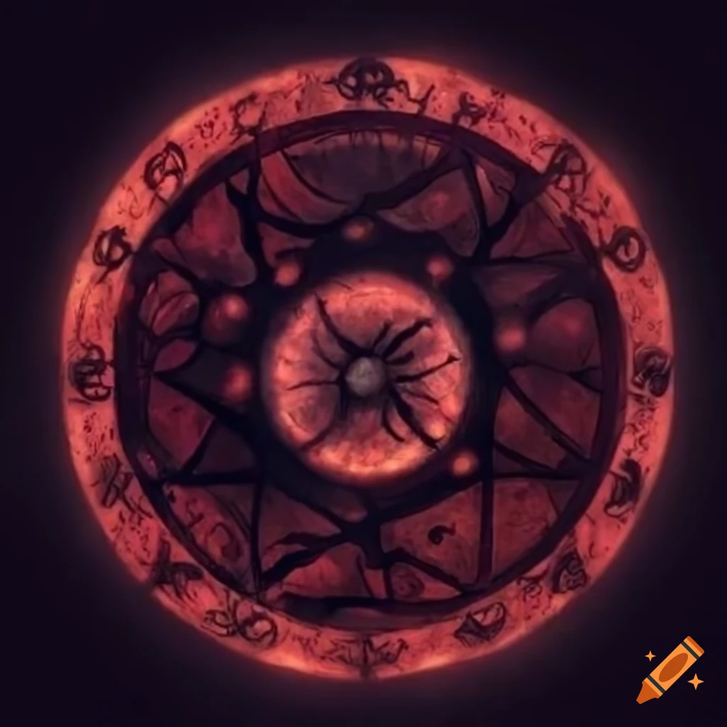 Intricate and mysterious summoning circle for dnd protagonists on Craiyon