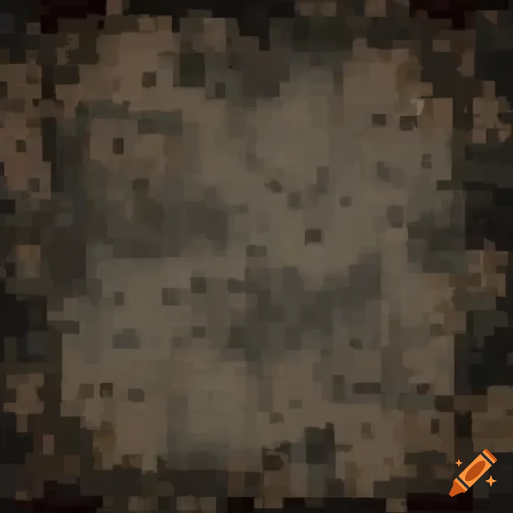 Pixel art of concrete floor with dirt and mold on Craiyon