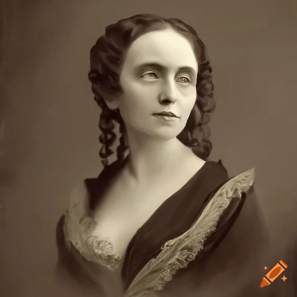 Portrait of Ada Lovelace, renowned mathematician and computer pioneer ...