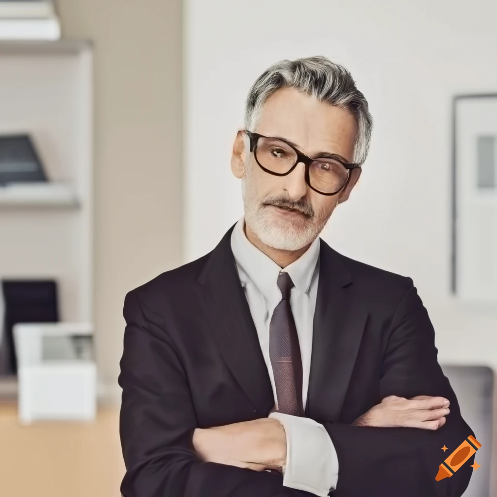 Professional male in suit with office background for LinkedIn profile ...