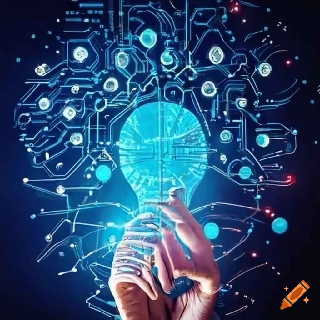 Cover of the book 'The Future of Artificial Intelligence: Opportunities and Challenges' on Craiyon