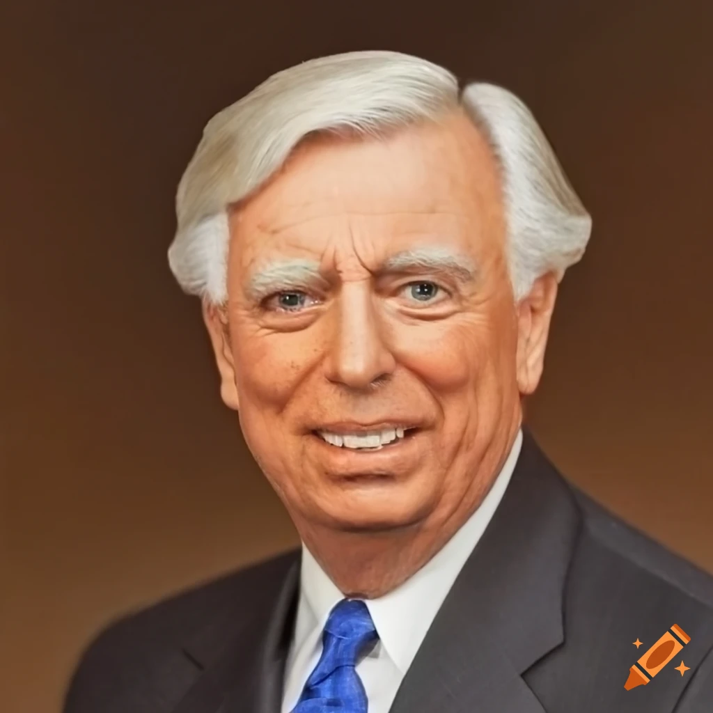 Senator Jack Dodd of Massachusetts in formal attire with dark brown ...