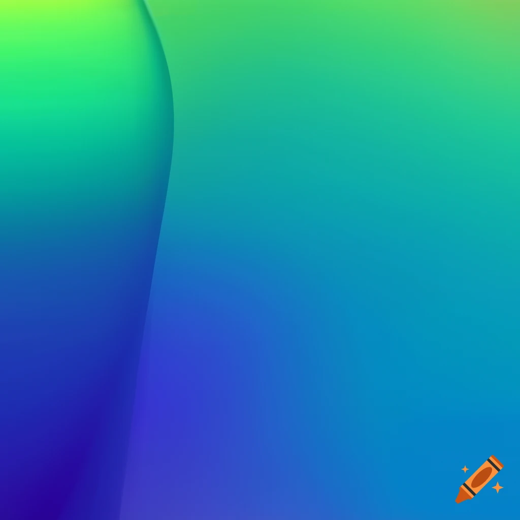 Blue and cyan gradient curved rectangle on Craiyon