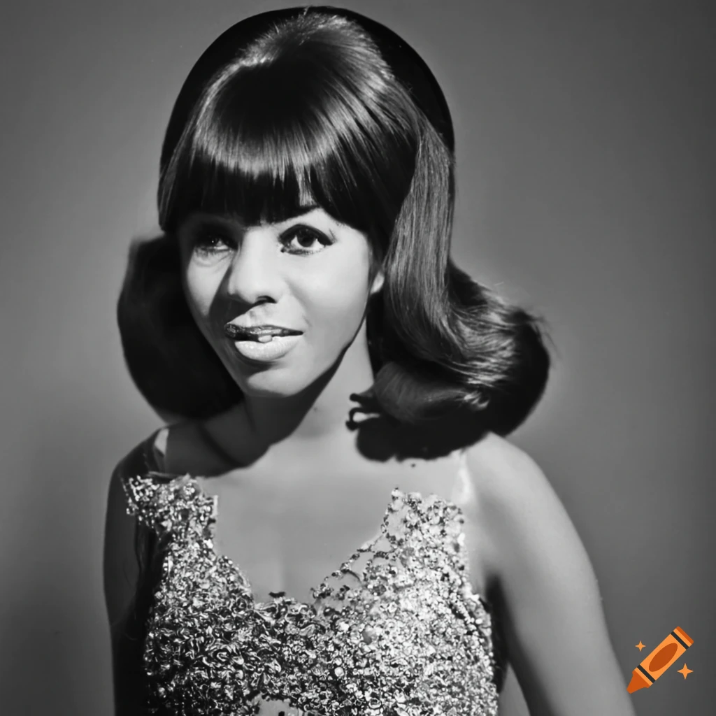 Estelle bennett of the ronettes with red feathered 70s chic style in ...