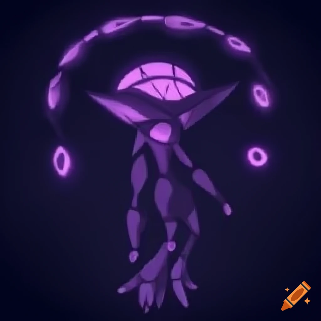 Stylized Dark Matter from Pokemon Mystery Dungeon as a powerful Pokemon ...