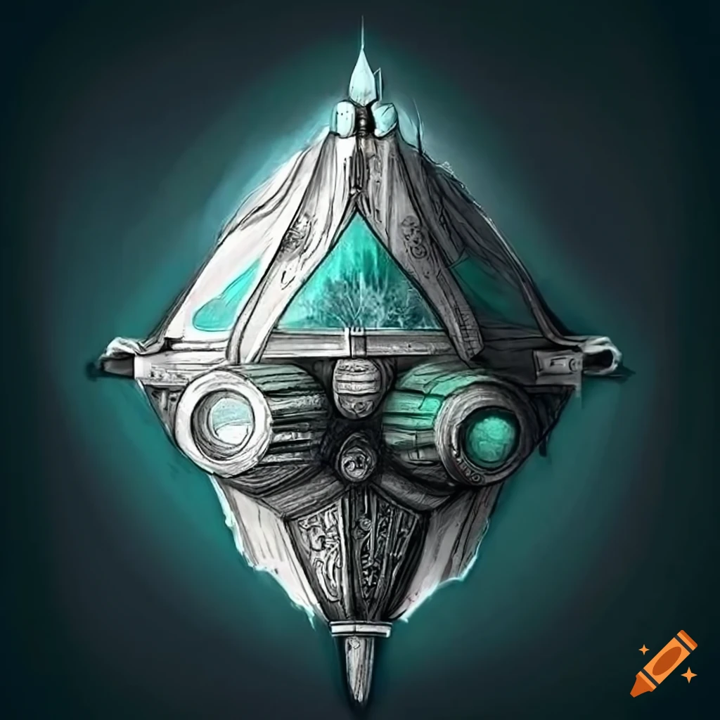 Spaceship inspired by sindarin elves from lord of the rings with sleek ...