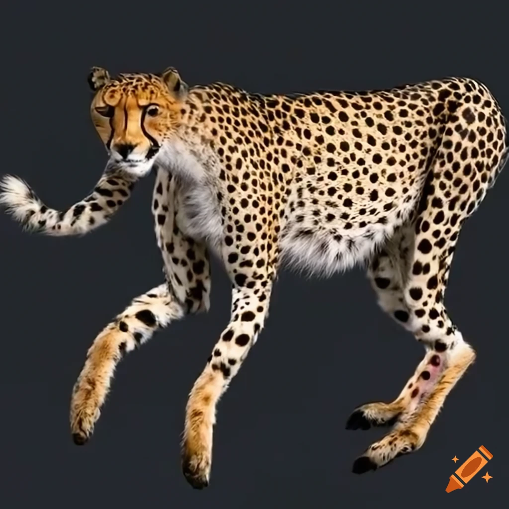 Hybrid animal with cheetah's agility and kangaroo's bouncing ability in ...