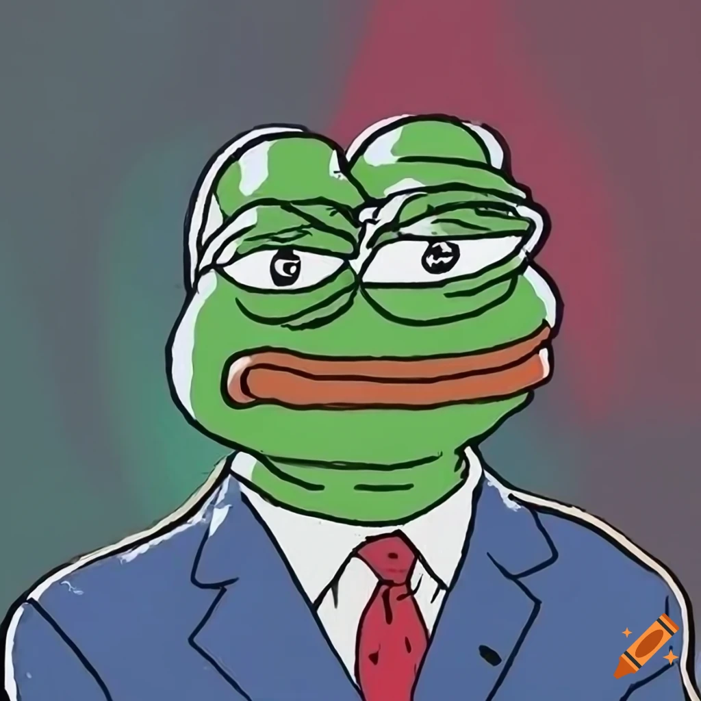 Election poster of Pepe the Frog with "HOPIUM" text inspired by famous ...