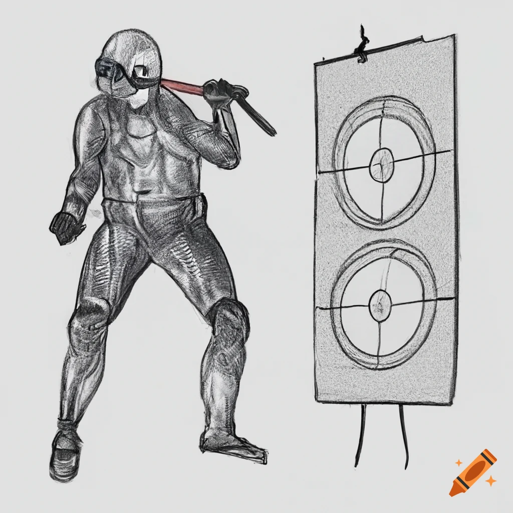 Athlete training with motion capture suit and AR glasses in a gym on ...