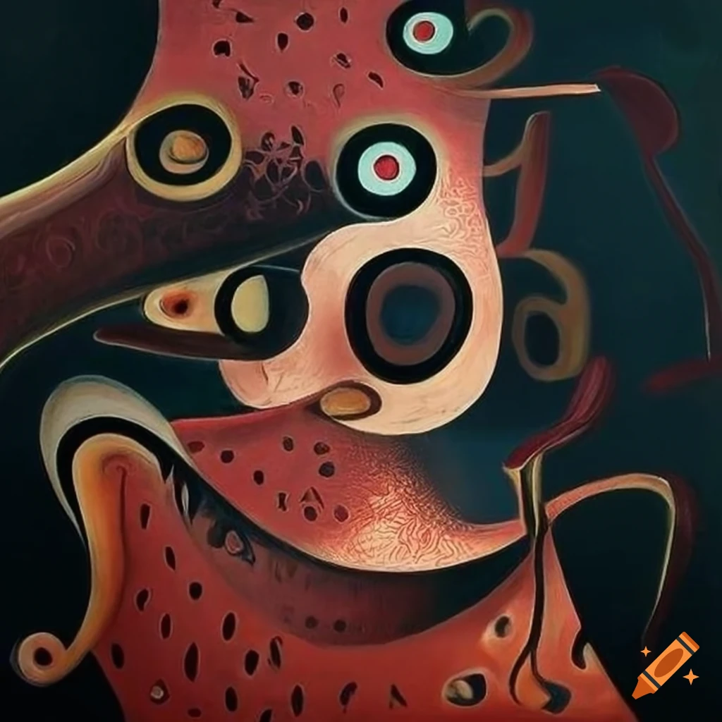 Abstract surrealism artwork with various colors and styles on Craiyon