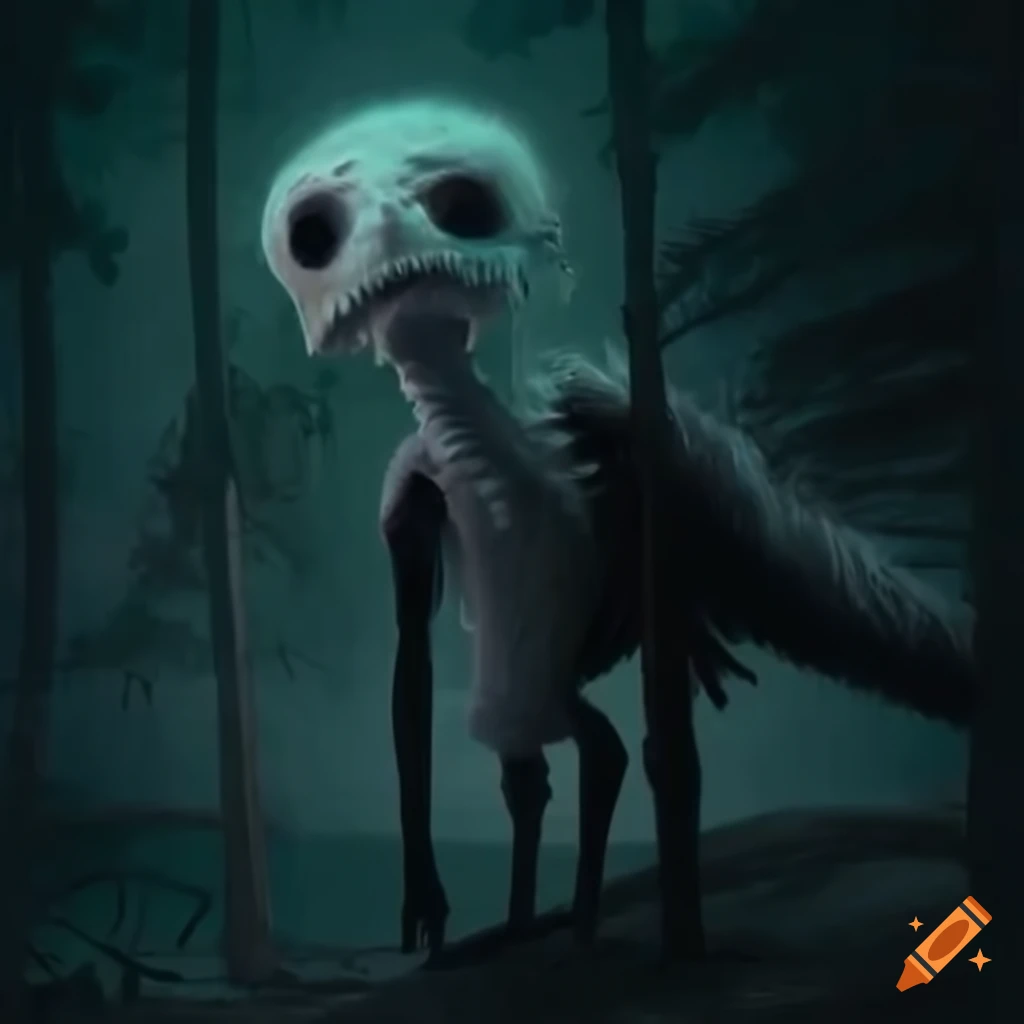 Trevor henderson creatures on Craiyon