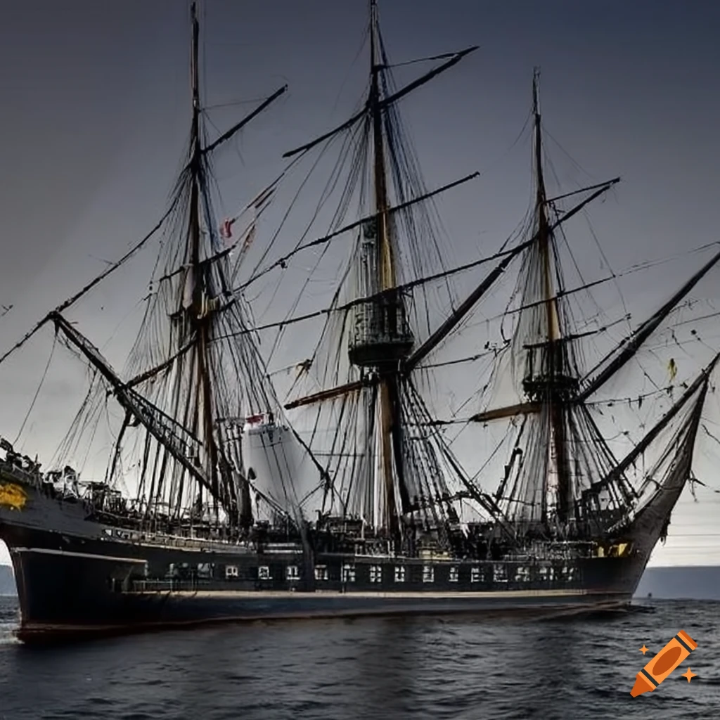 Dutch ship on Craiyon