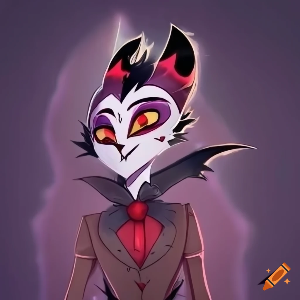 Character design inspired by stolas from helluva boss - humanoid barn ...