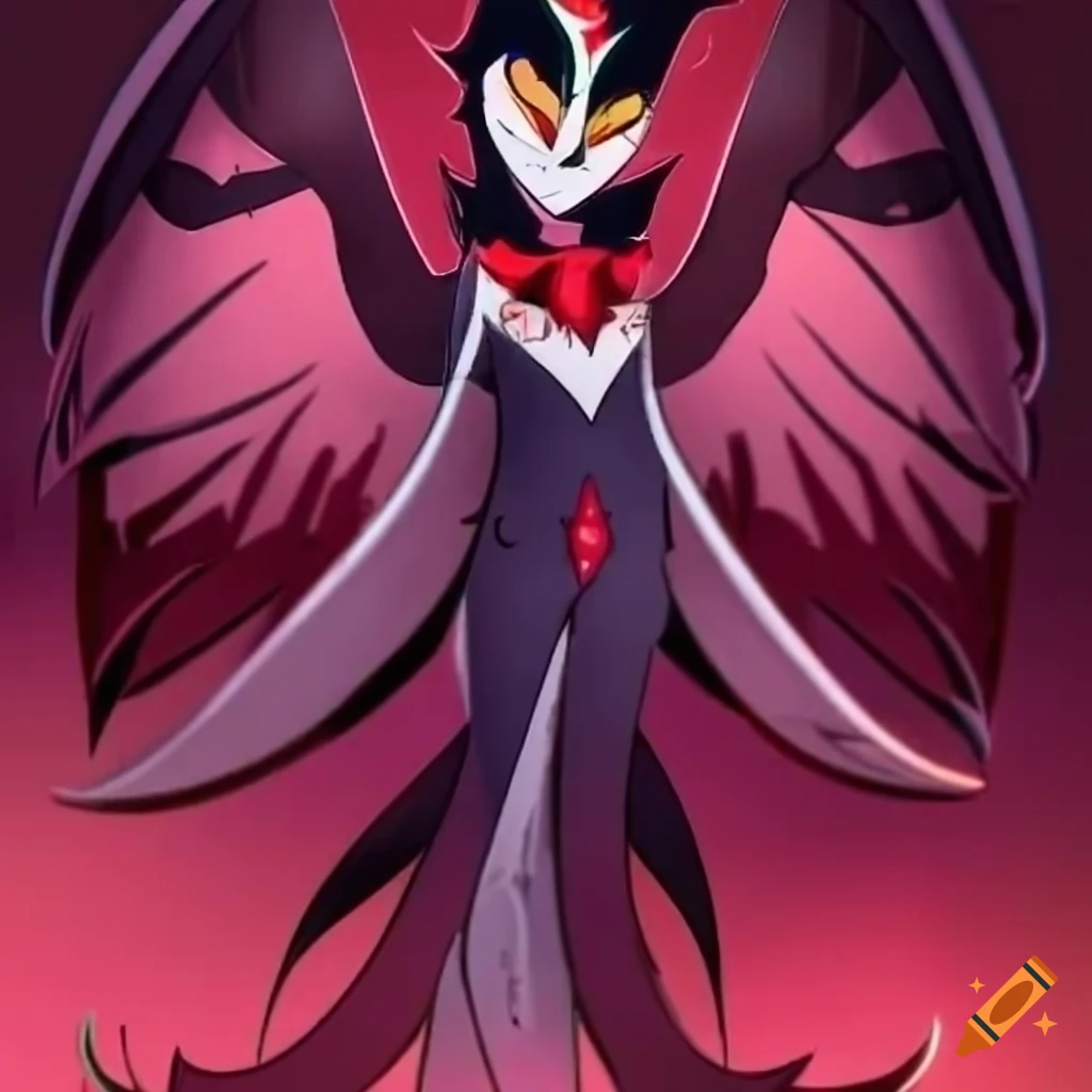 Character design inspired by stolas from helluva boss - humanoid barn ...