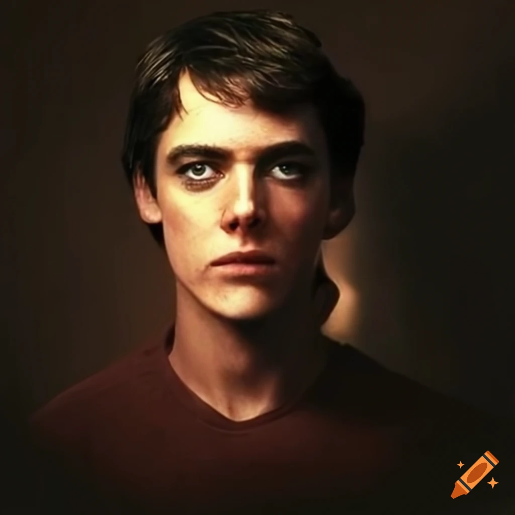 Cynical young man with a 90s vibe on Craiyon