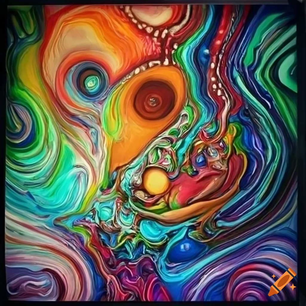 Artwork symbolizing a single thought connecting to passion and ...