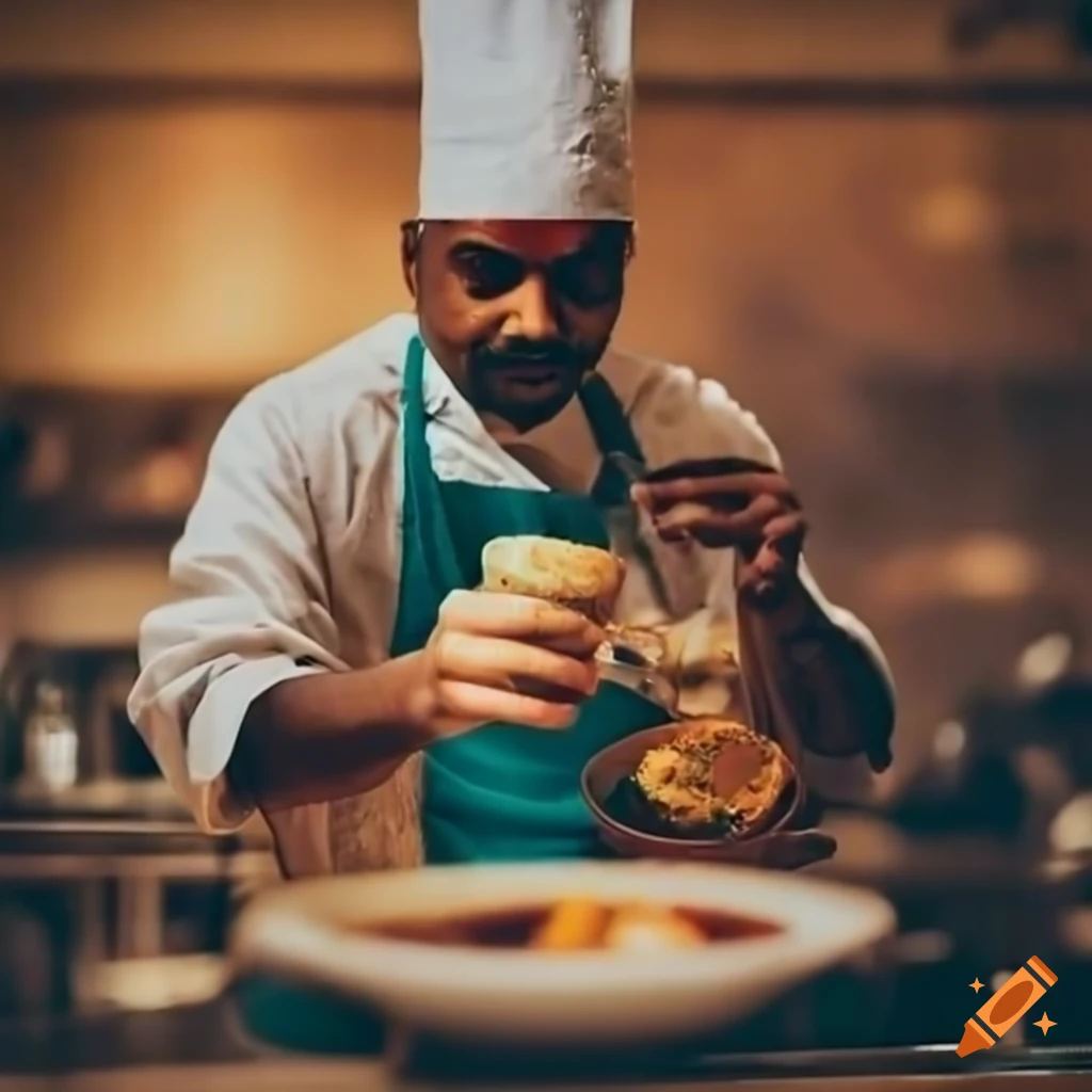 Experienced chefs and baristas at Avalon Baden preparing Indian dishes and brewing coffee on Craiyon